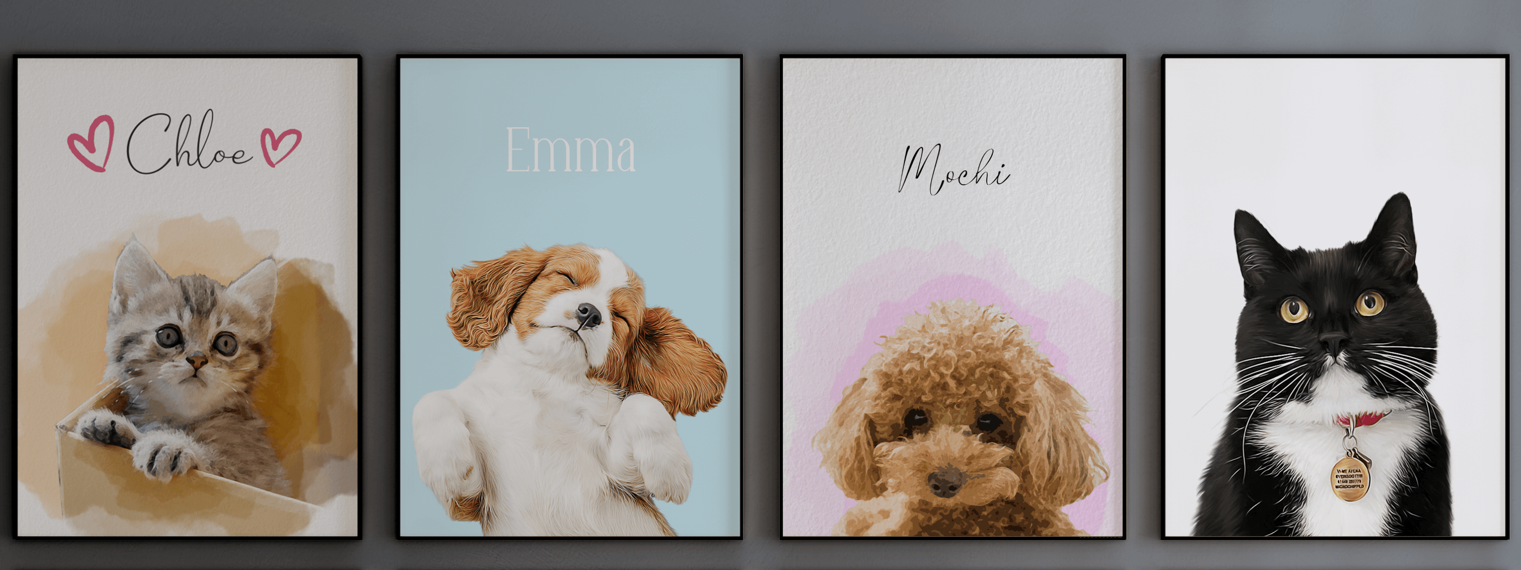 Custom Pet Portraits, Apparel & Merchandise | Portrait My Pets