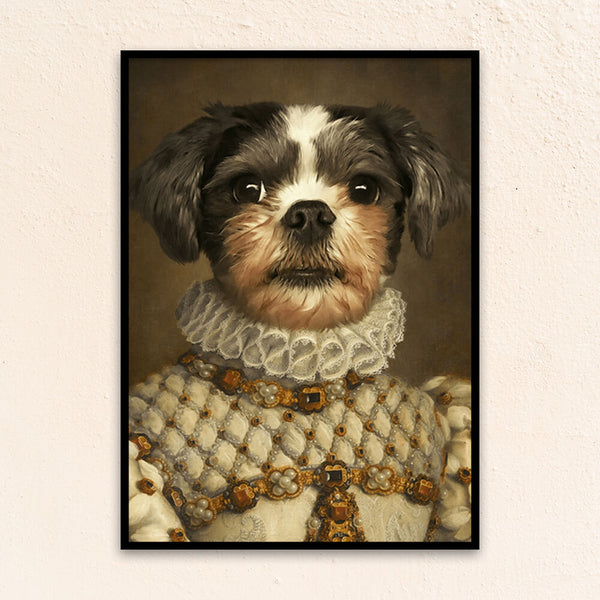 Shop Personalized Pet Portraits | The Royal Princess