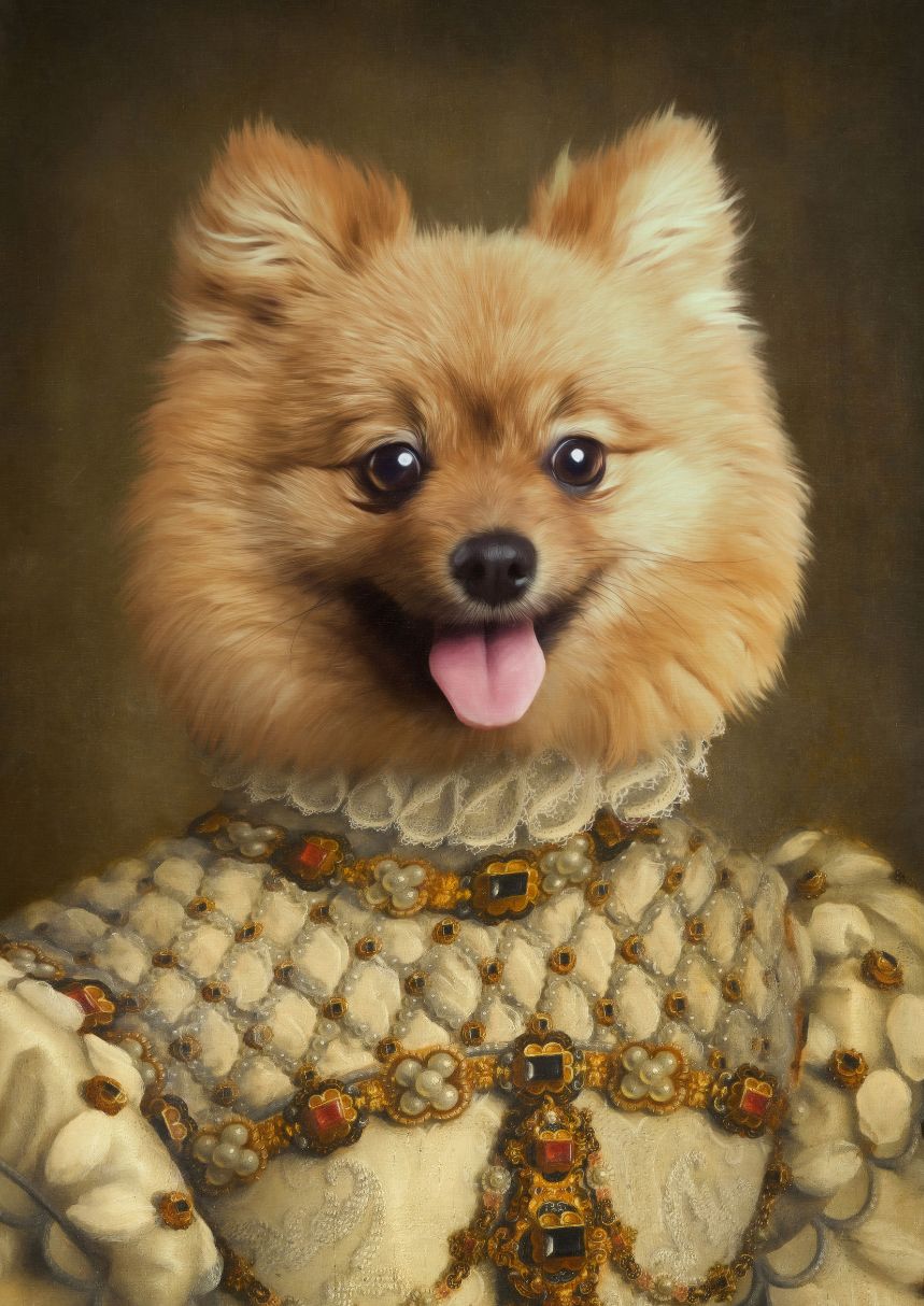 The Royal Princess– Portrait My Pets